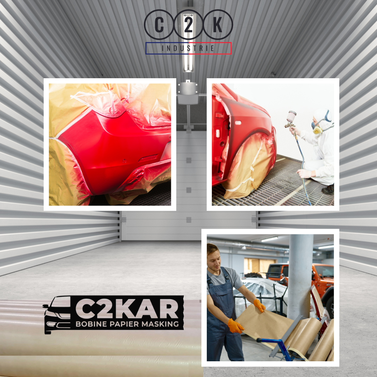 Le papier masking - C2K Industrie